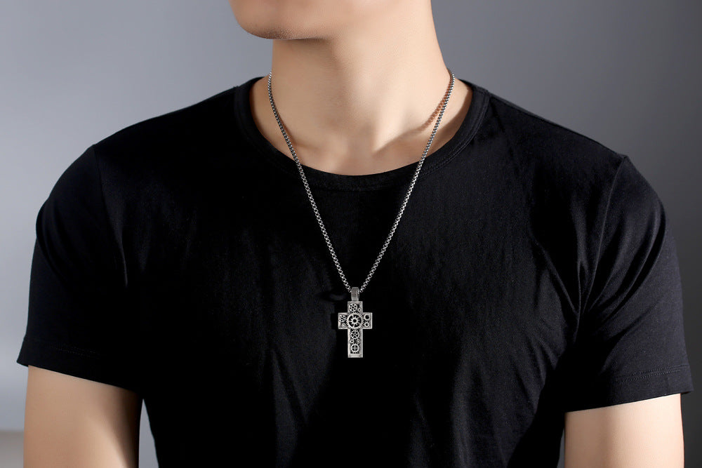 Gear Cross Pendant – Vianys
