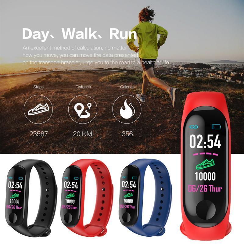 M4 Smart Bracelet Band Color Sport Fitness Pedometer Tracker Watch – Vianys